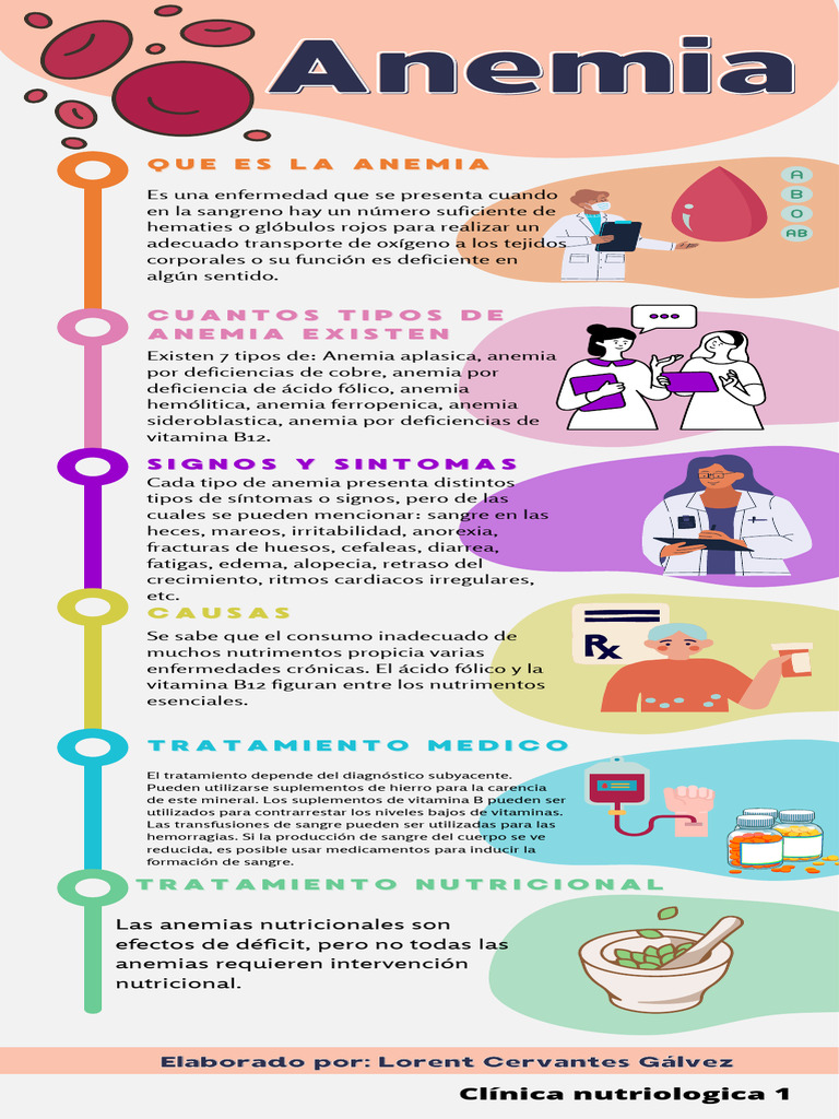 Infografía Sobre La Anemia | PDF