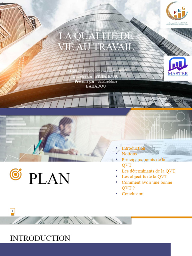 Qualité de Vie au Travail : Enjeux et Solutions | PDF