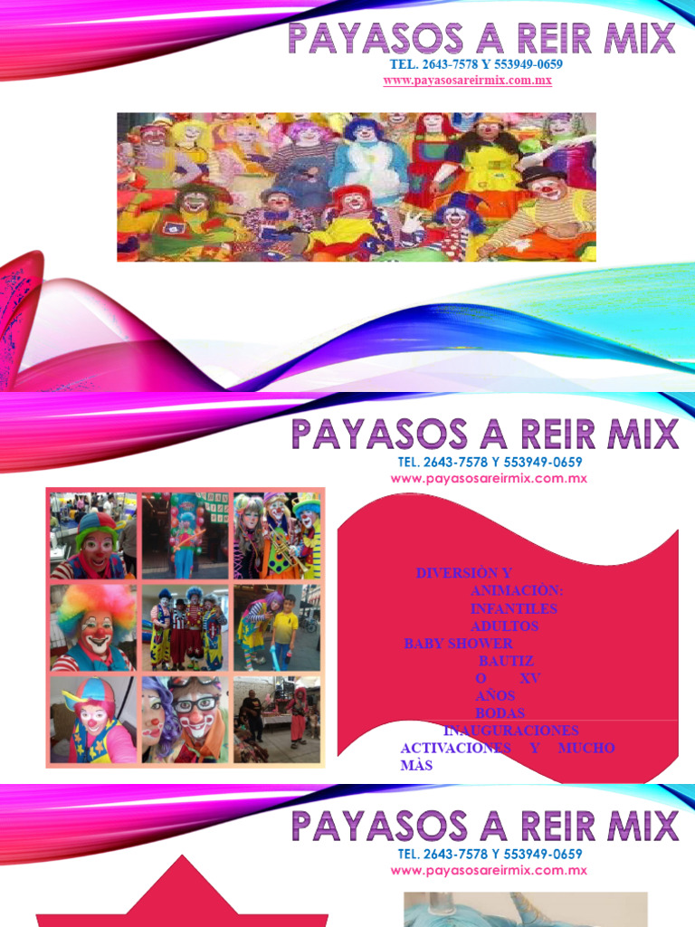 Payasos PDF | PDF | Cocina, comidas y vino | Arte