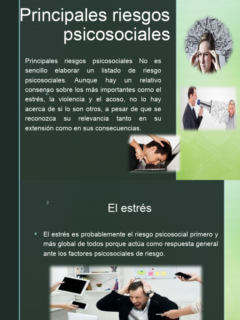 Principales Riesgos Psicosociales | PDF