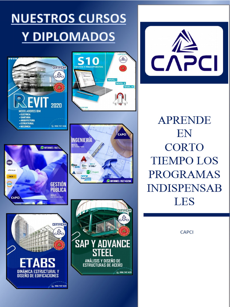 BROCHURE AUTOCAD CAPCI 2023 Nuevo | PDF | Cad automático | Dibujo