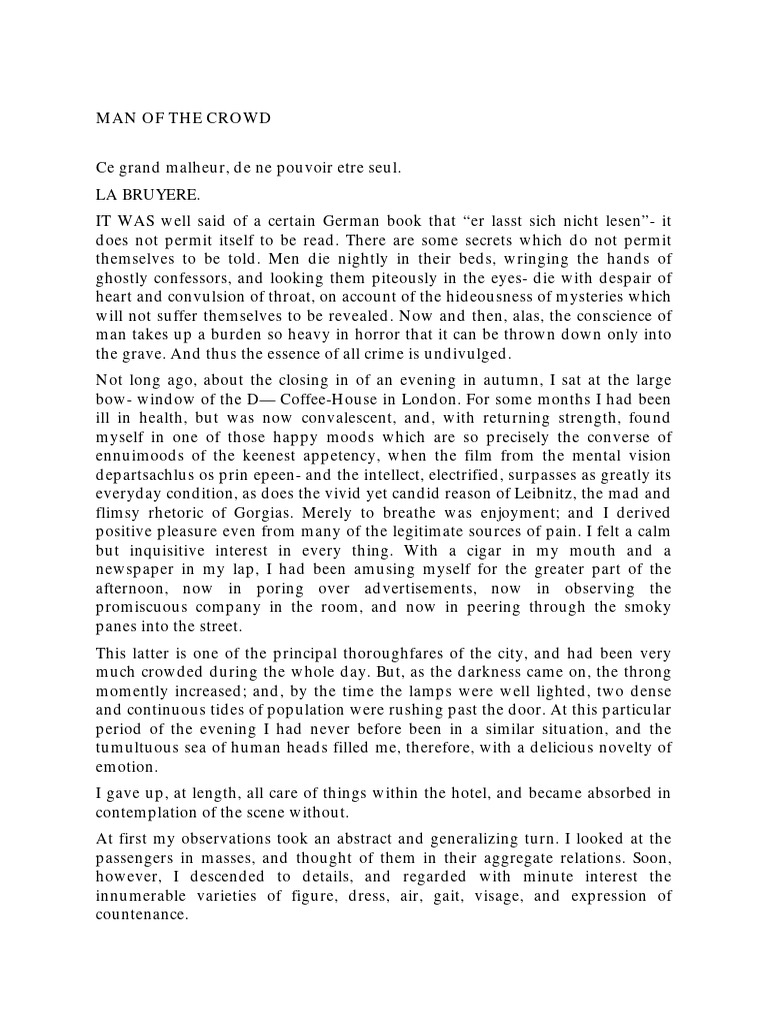 Crow Edgar Allan Poe | PDF