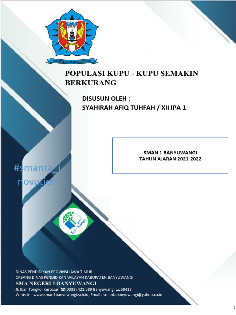 KARYA ILMIAH - Syahirah Afiq | PDF