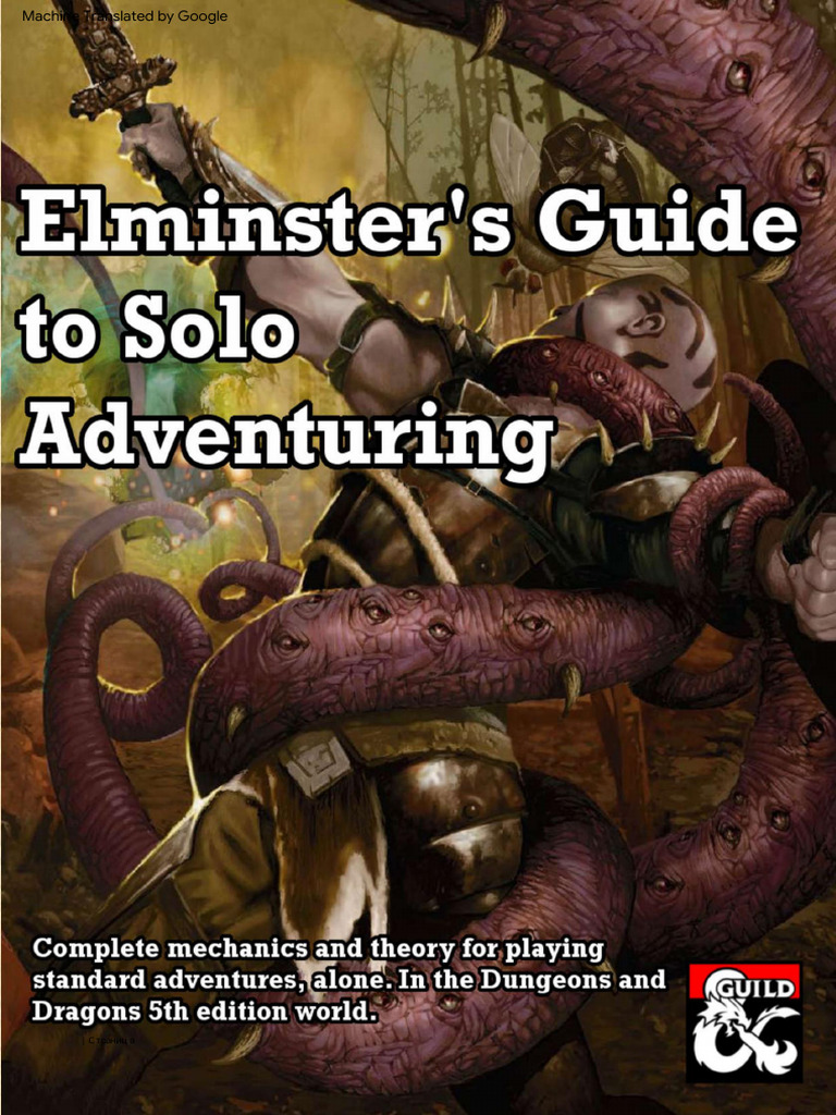Toaz - Info Elminsters Guide To Solo Adventuring PR | PDF