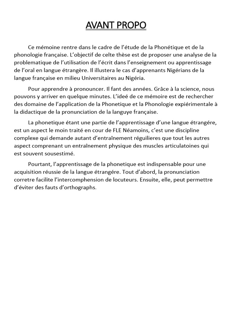 French Project | PDF