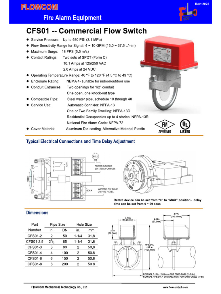 Ficha Tecnica Flowcom | PDF