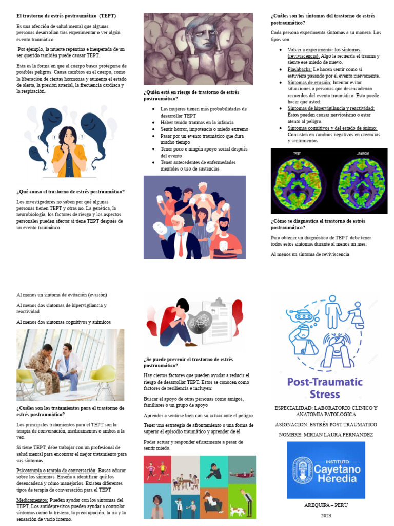 El Trastorno de Estrés Postraumático | Descargar gratis PDF | Trauma ...