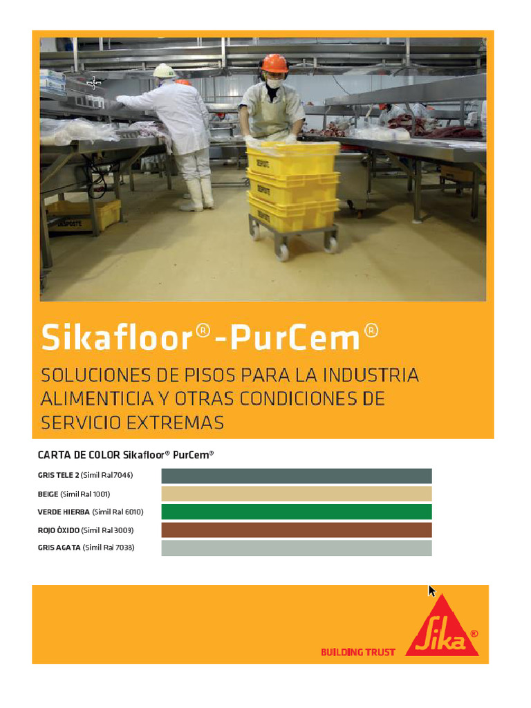 Colores Sikafloor PurCem | PDF