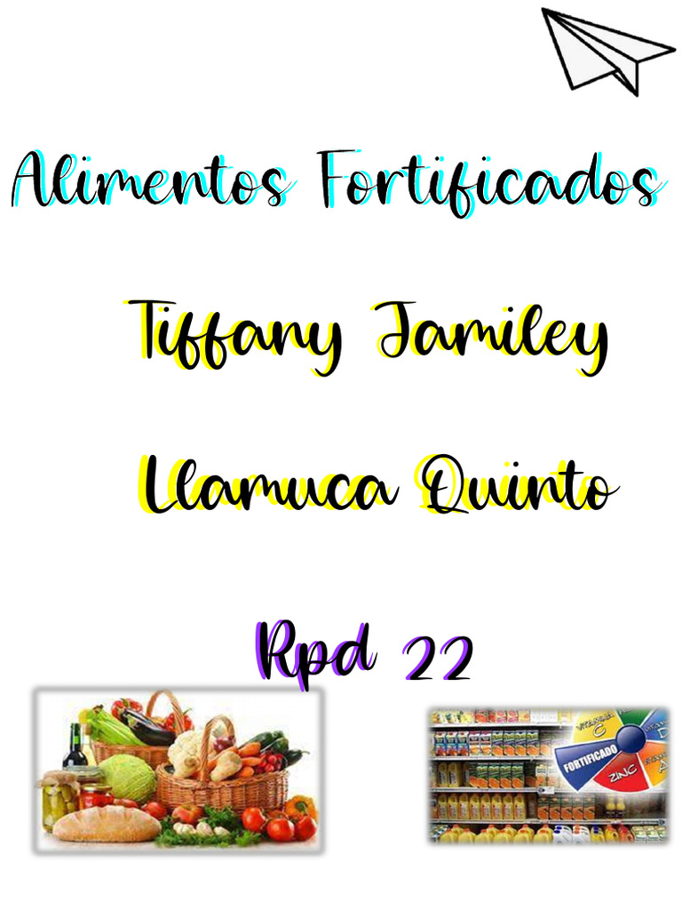 ALIMENTOS FORTIFICADOS | PDF