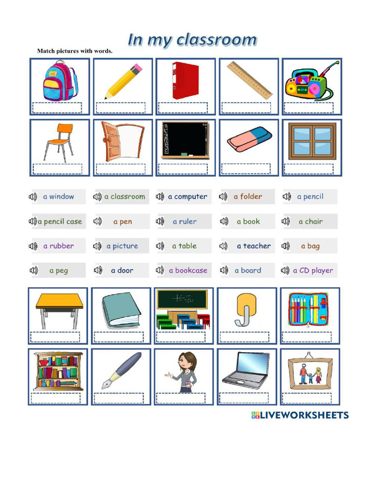 Vocabulary. in My Classroom | PDF