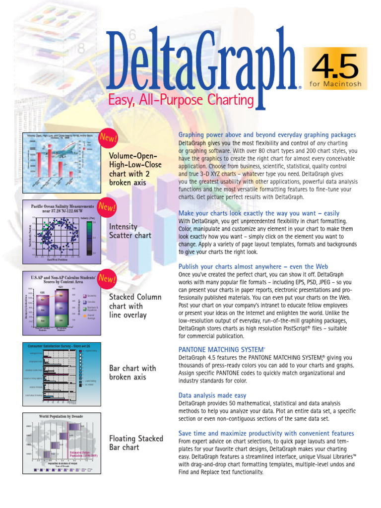 DeltaGraph 4.5 For Macintosh | PDF