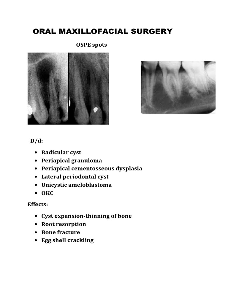 OMFS Ospe | PDF | Technology & Engineering