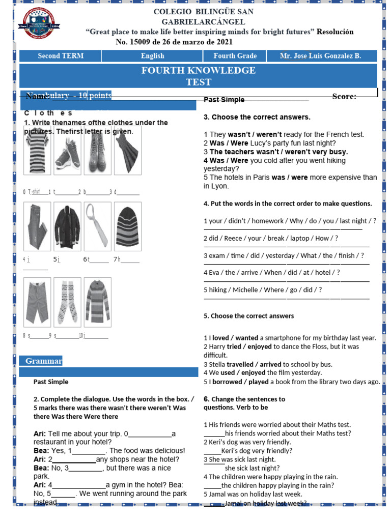 Fifth Grade | PDF | Clothing