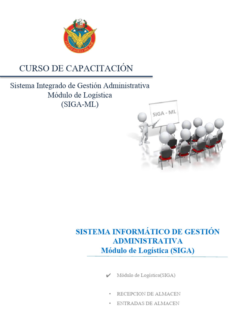 Capacitación en Logística SIGA-ML | PDF
