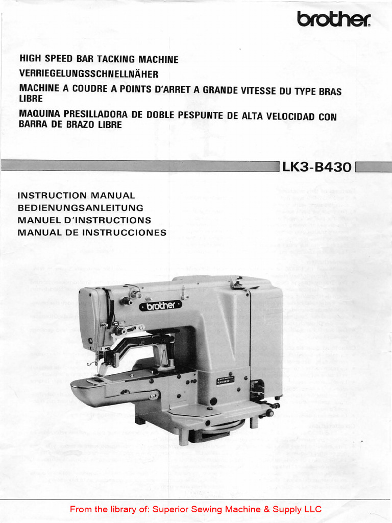 Brother LK3-B430 Instruction Manual | PDF