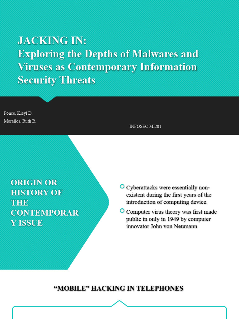 INFOSEC Ponce-Morallos 1 | PDF