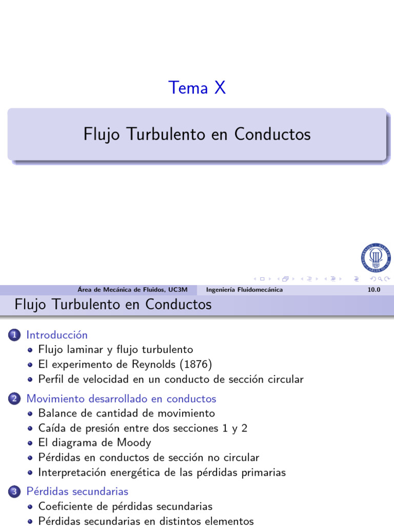 10 Flujo Turbulento Conductos ES | PDF
