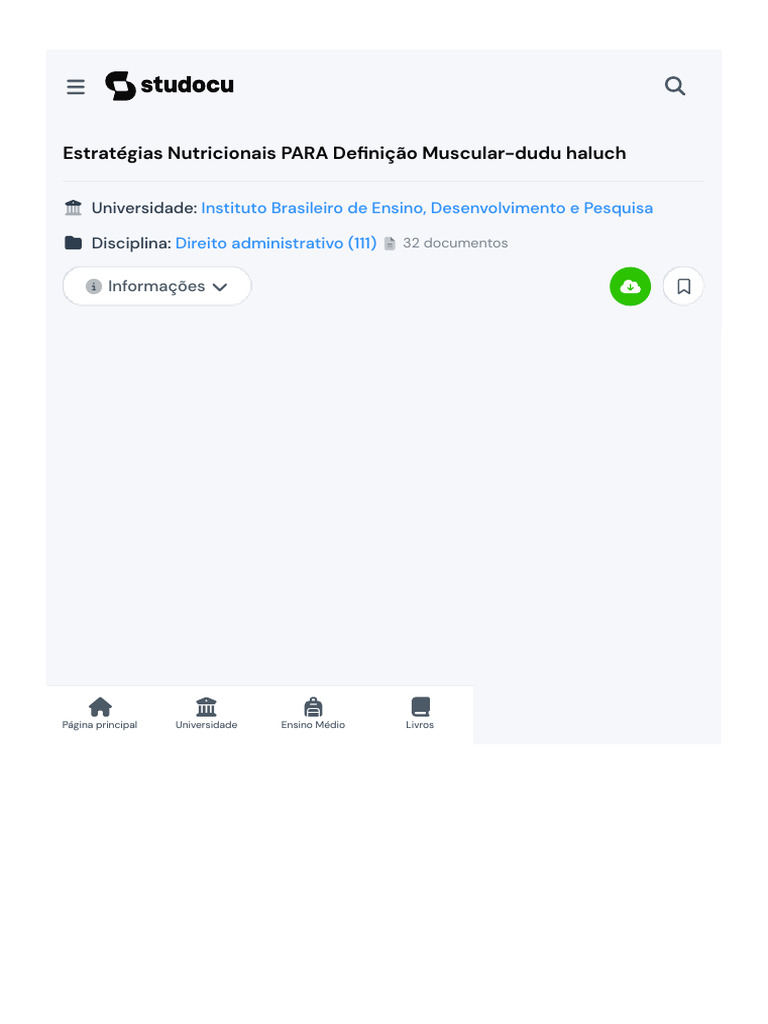 Estratégias Nutricionais PARA Definição Muscular-Dudu Haluch ...