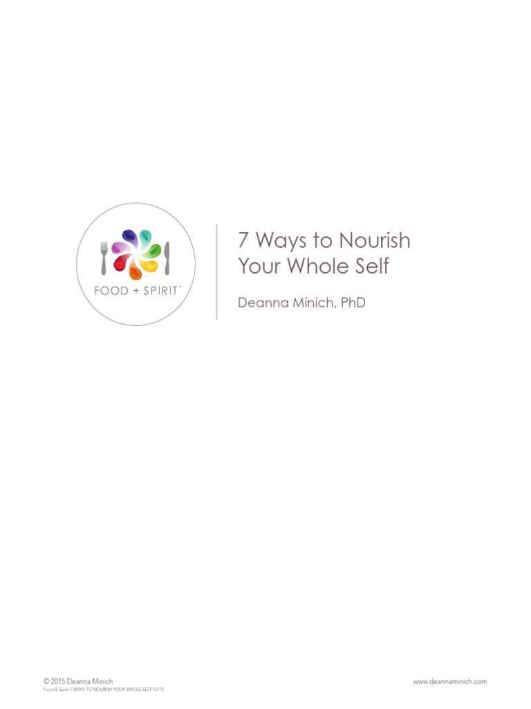 7 Ways To Nourish Your Whole Self | PDF | Dietary Fiber | Diet & Nutrition