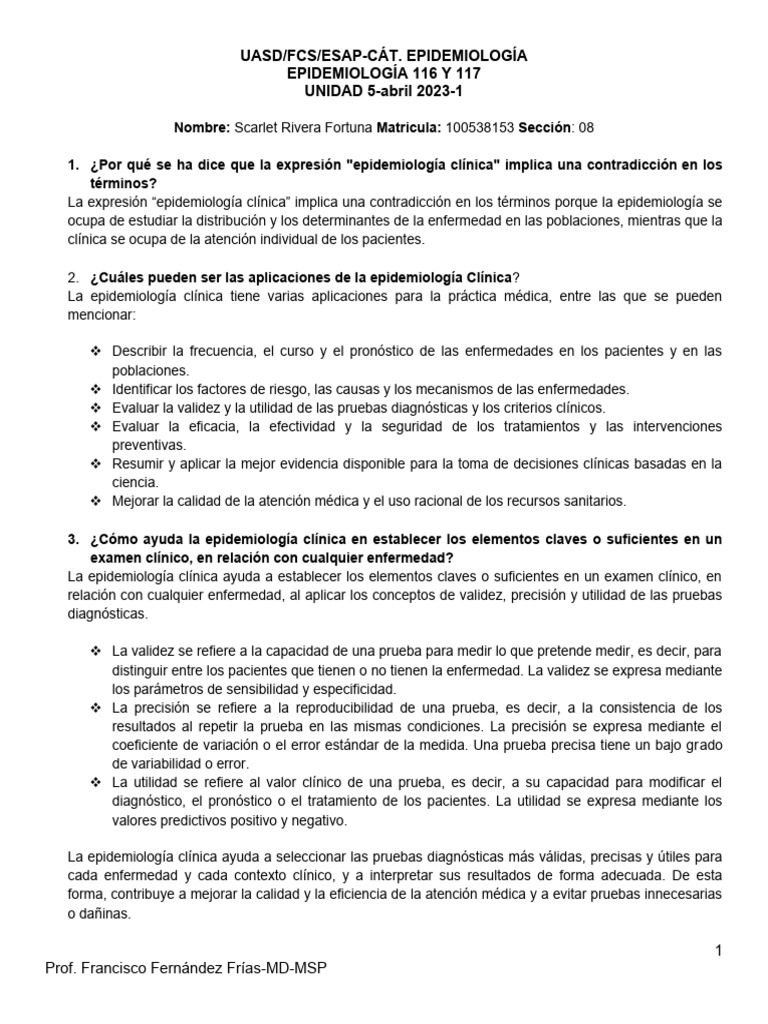 EPIDEMIOLOGIA - Tarea-U5-abril 2023-1-FFdez | PDF