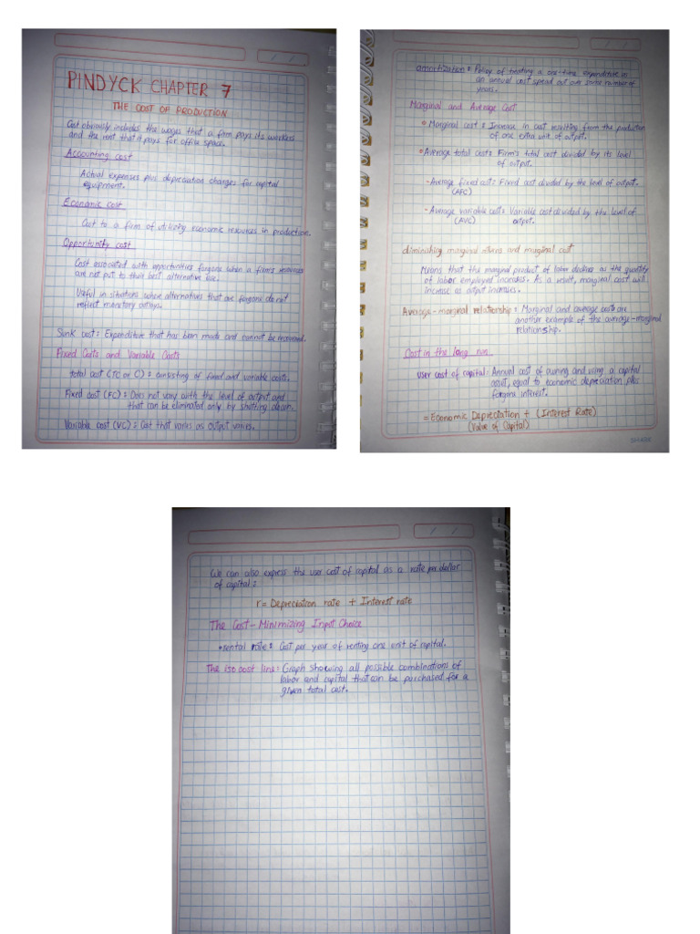 Summary Pindyck Chapter 7 | PDF