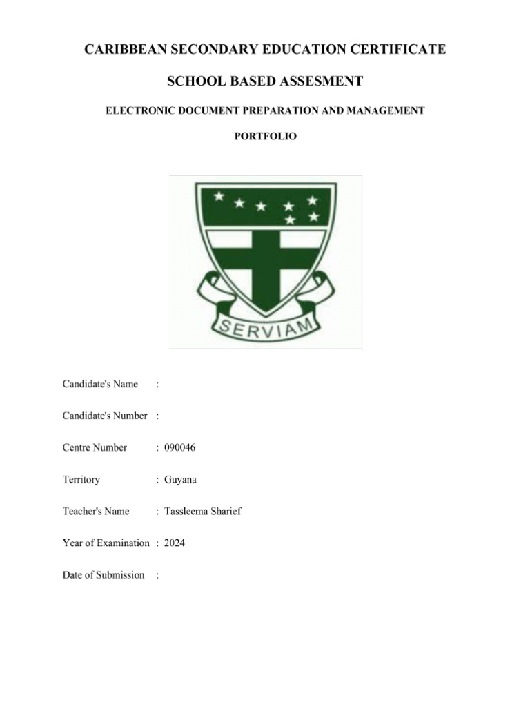Layout of Edpm Sba - Portfolio | PDF