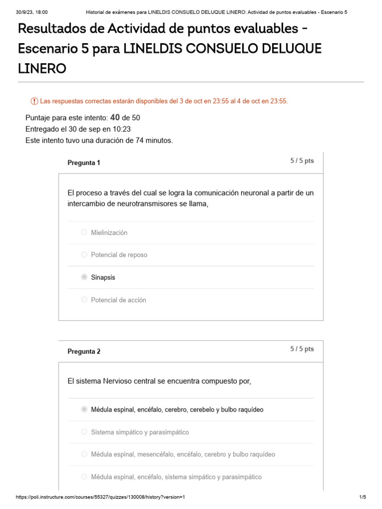 Actividad de Puntos Evaluables - Escenario 5 | PDF