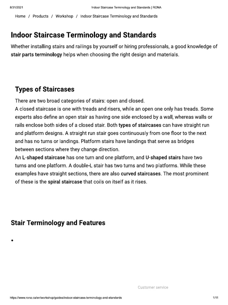 Stair Codes - Canada | PDF