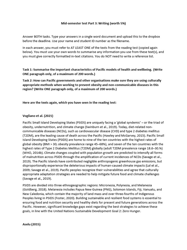 2023 - 1 - UU114 MST Paper PART 3 Writing | PDF