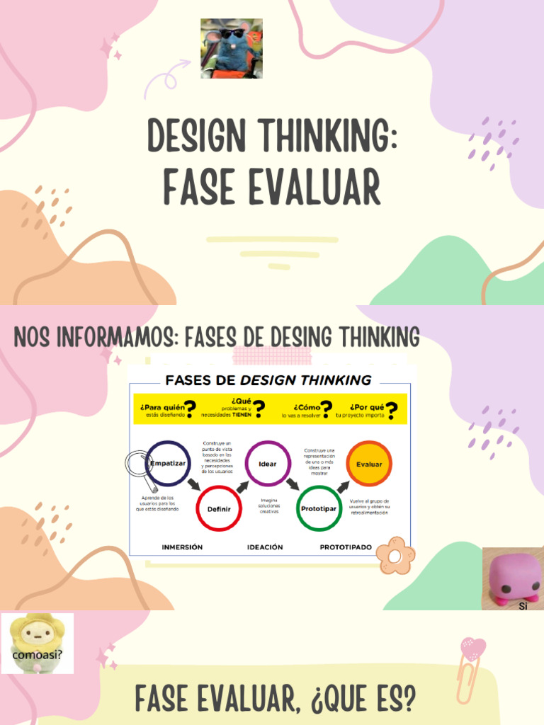 Design Thinking:: Fase Evaluar | PDF | Ciencias de la Información | Comunicación humana