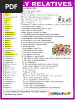 All Family Relationship Names in English With Pictures PDF | PDF ...