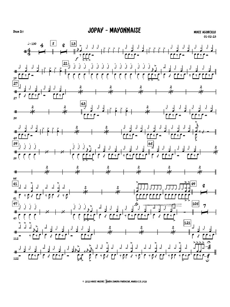 Jopay - Drum Set | PDF