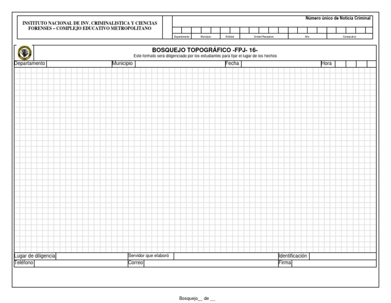 FPJ 16 Bosquejo Topográfico V2 | PDF