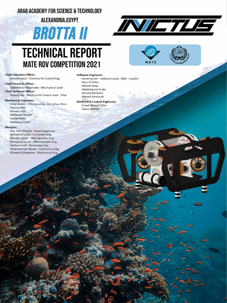 AASTMT - Invictus - Technical Documentation - 2021 - Invictus ROVs ...