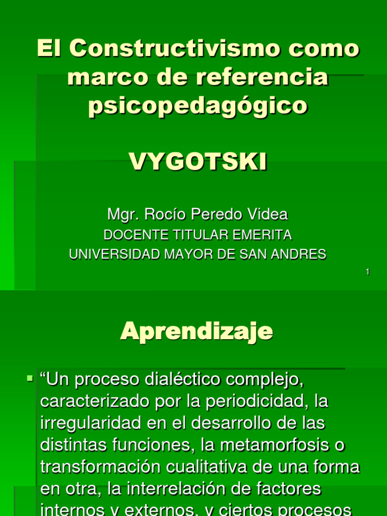 Vigotsky | PDF | Sicología | Ciencias del comportamiento