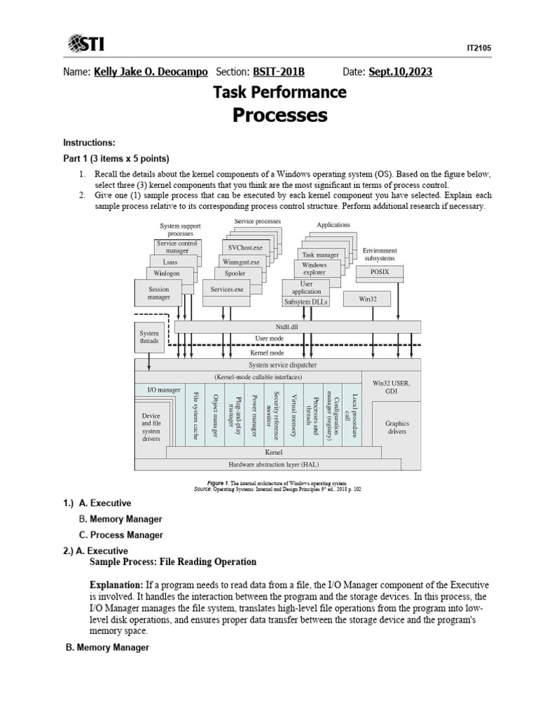 02 Task Performance PLATFORM | PDF | Operating System | Process (Computing)