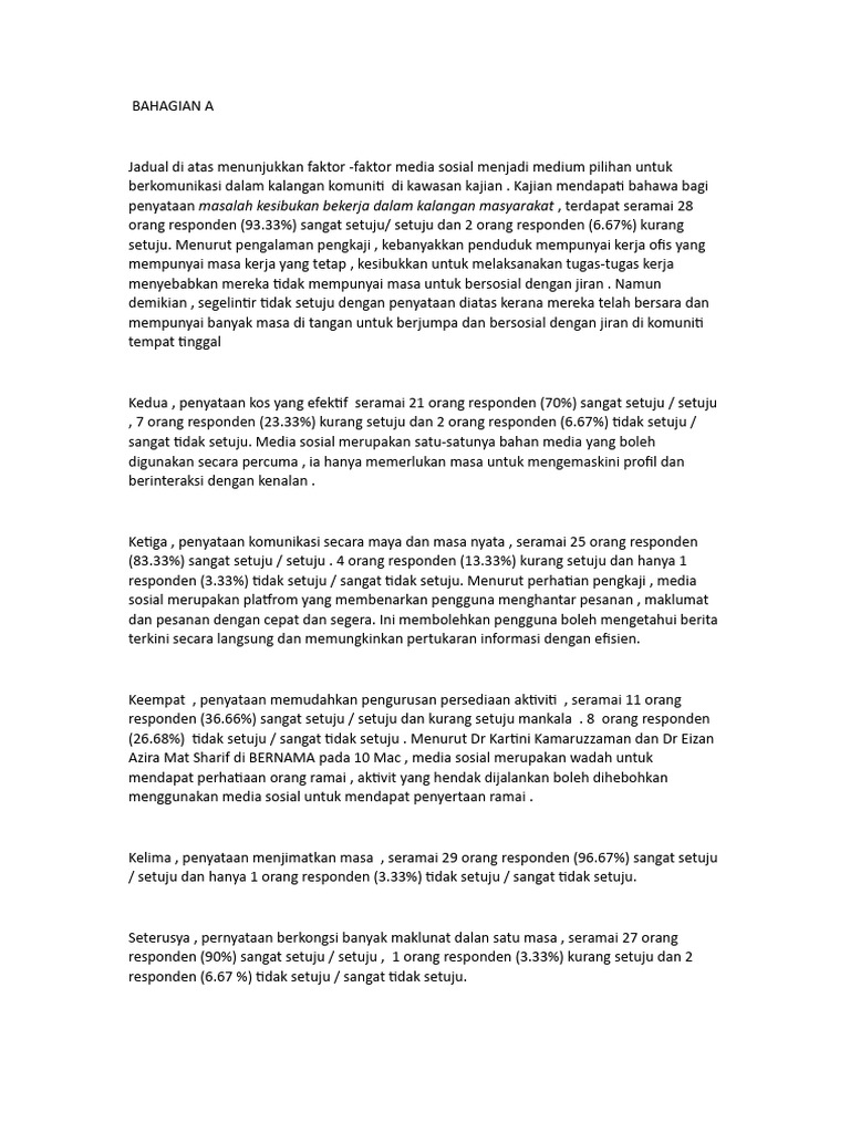 Peranan Media Sosial dalam Perpaduan | PDF | Ilmu Sosial