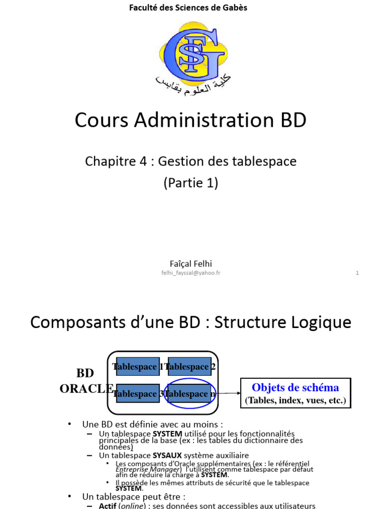 Cours Administration BD | PDF