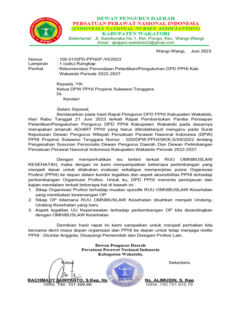 Rekomendasi DPD | PDF