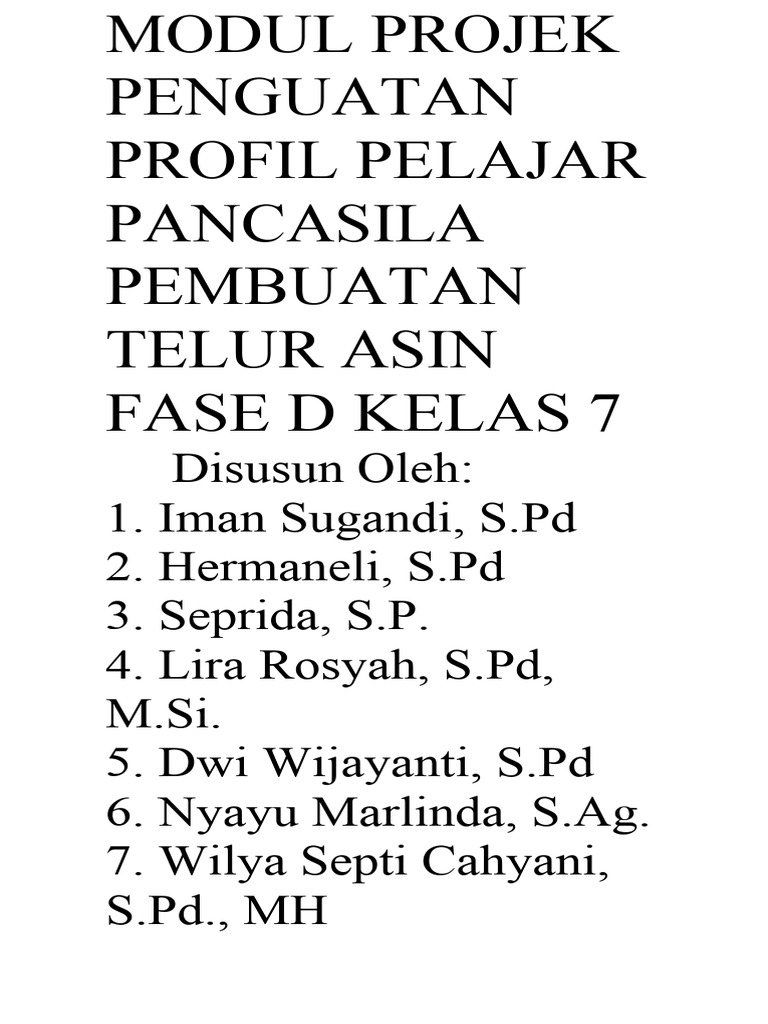 Modul Projek p5 Pembuatan Hidroponik | PDF