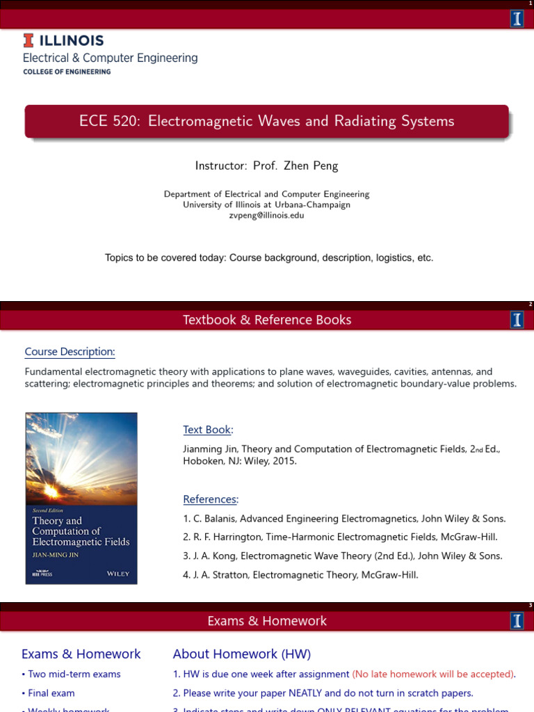 UIUC ECE520 Lecture0 | PDF | Science & Mathematics