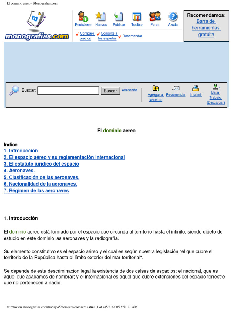 Dominio Aéreo: Espacio y Aeronaves | PDF | Propiedad | Nacionalidad