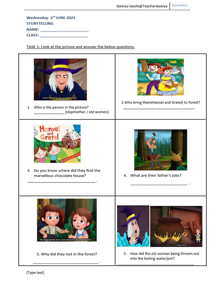 Storytelling-Stage 1 Insrument | PDF