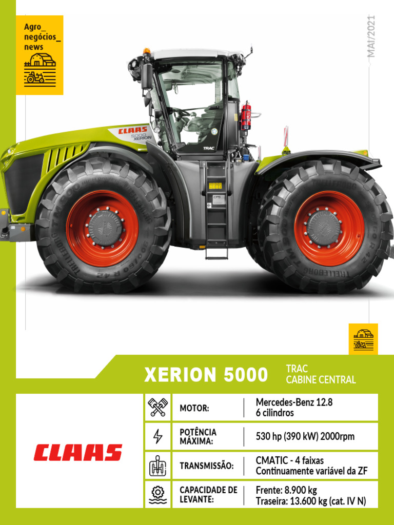 Claas Xerion 6000 Technische Daten
