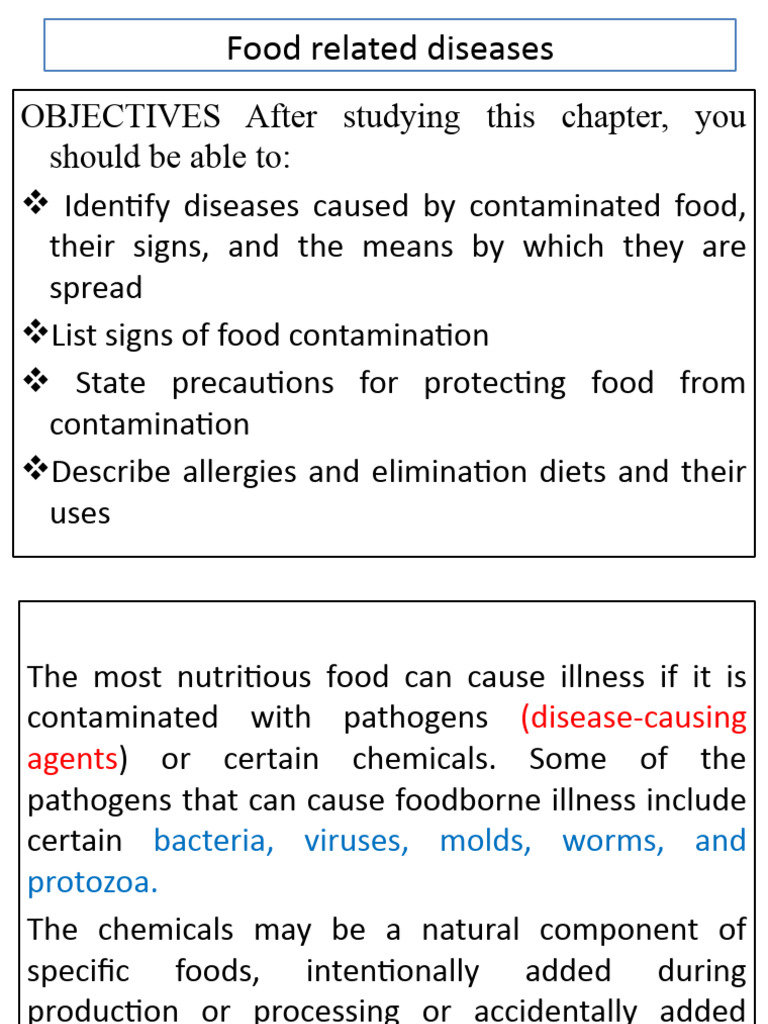 Food Related Diseases | PDF | Allergy | Allergen