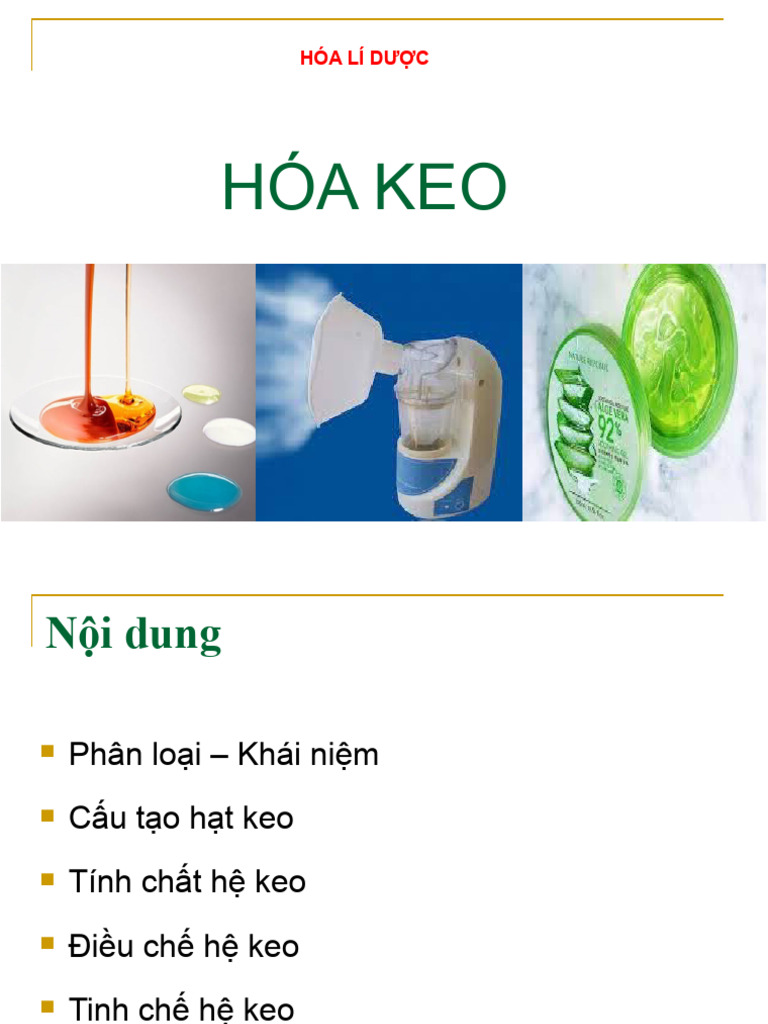 Hóa keo | PDF
