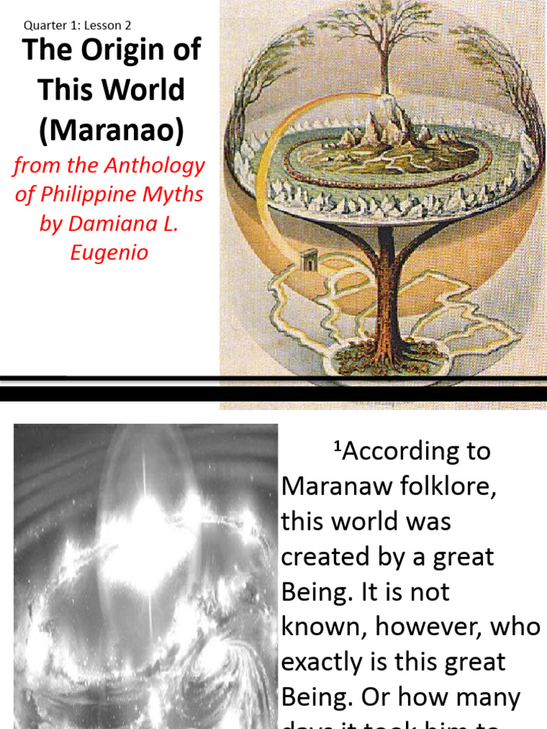 Maranao Mythology: Creation of the World | PDF