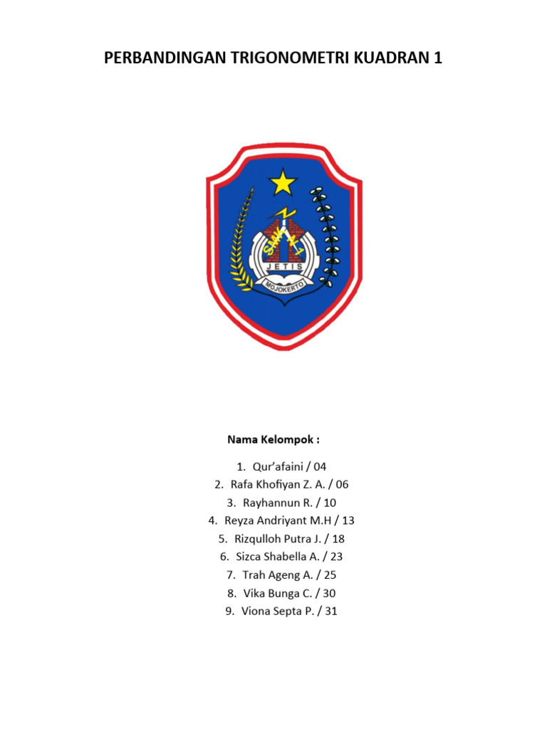 Trigonometri Kuadran 1: Dasar dan Aplikasi | PDF | Metode & Bahan Ajar