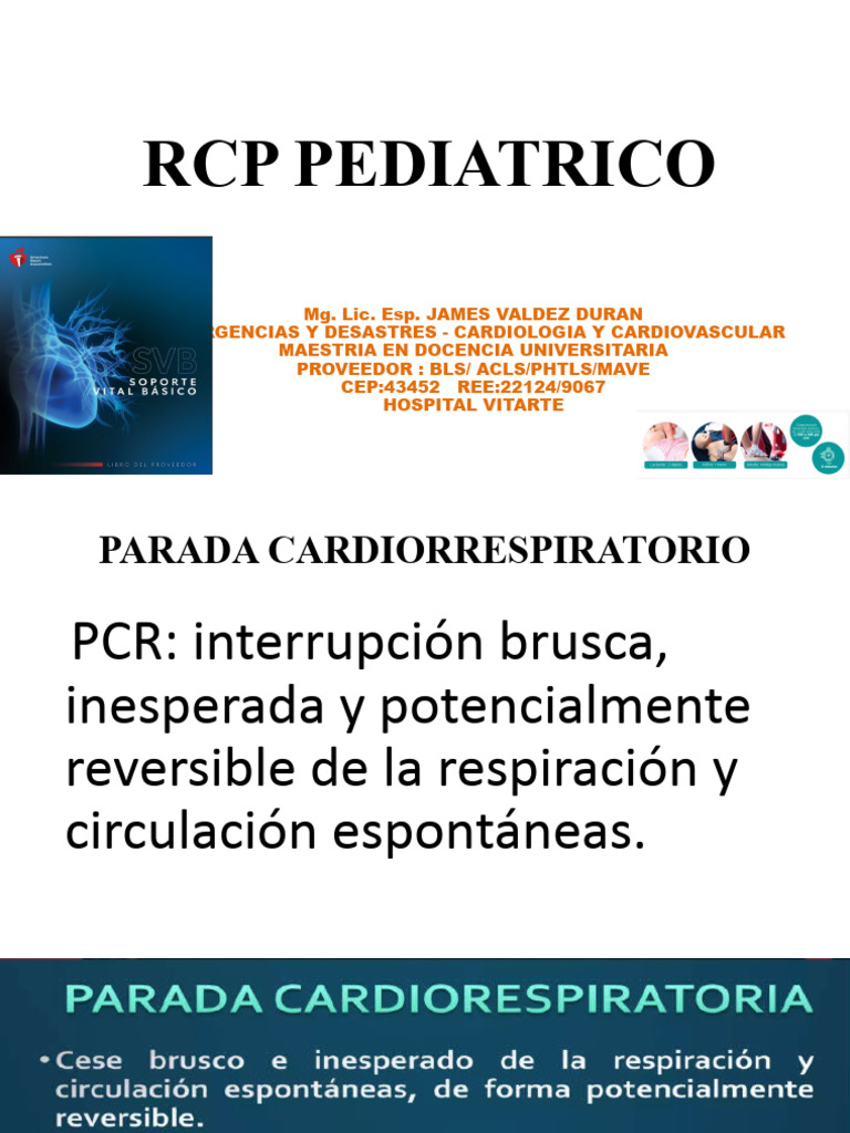 RCP Pediatrico | PDF | Reanimación cardiopulmonar | Legumbres