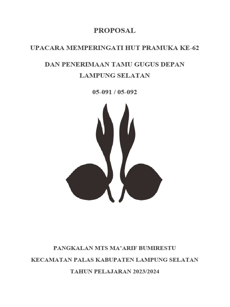 Proposal Kegiatan Pramuka | PDF